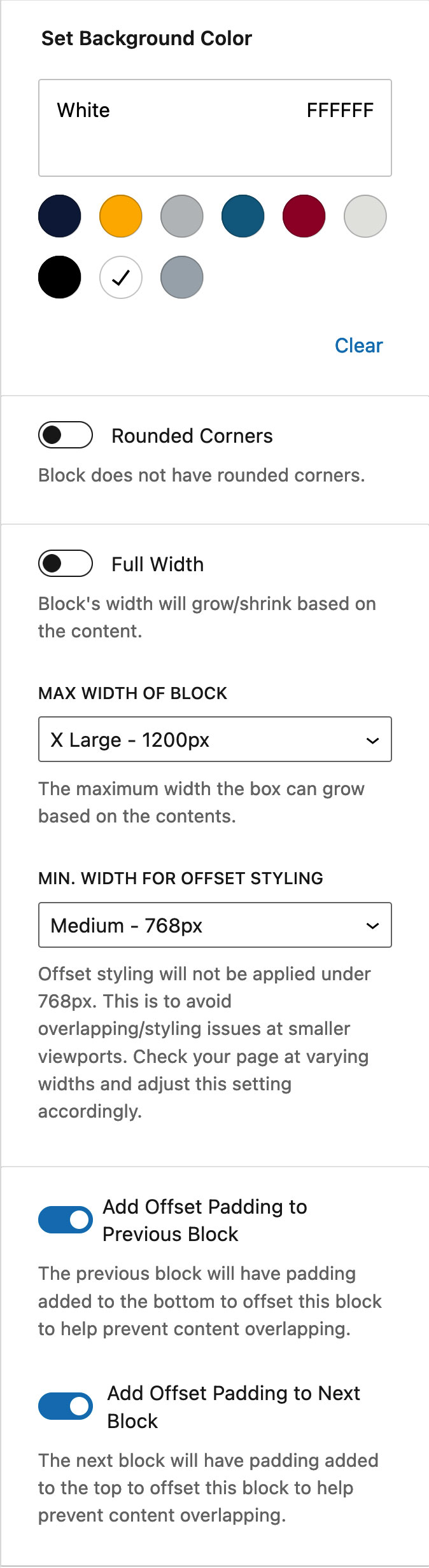 Overlap Block - UNCG Web Assets