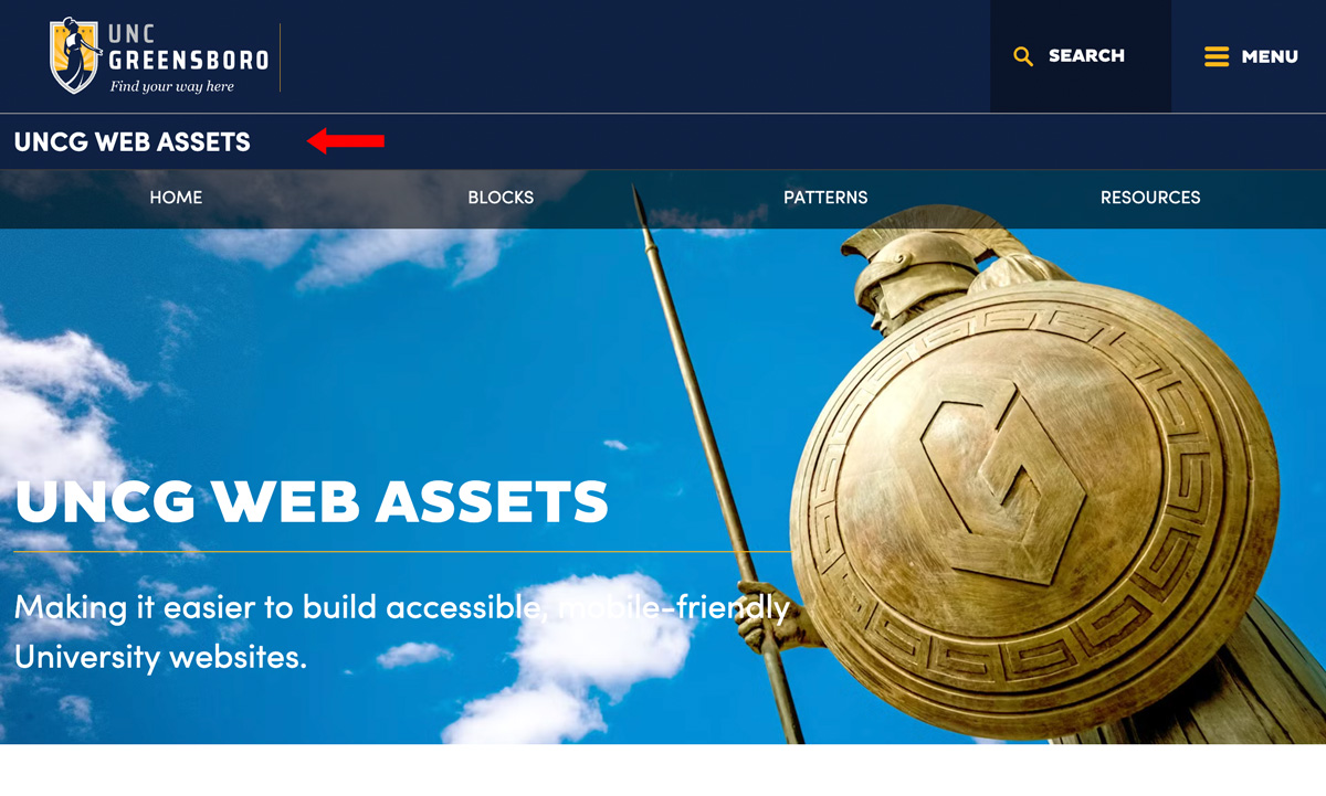 Theme Customization - UNCG Web Assets